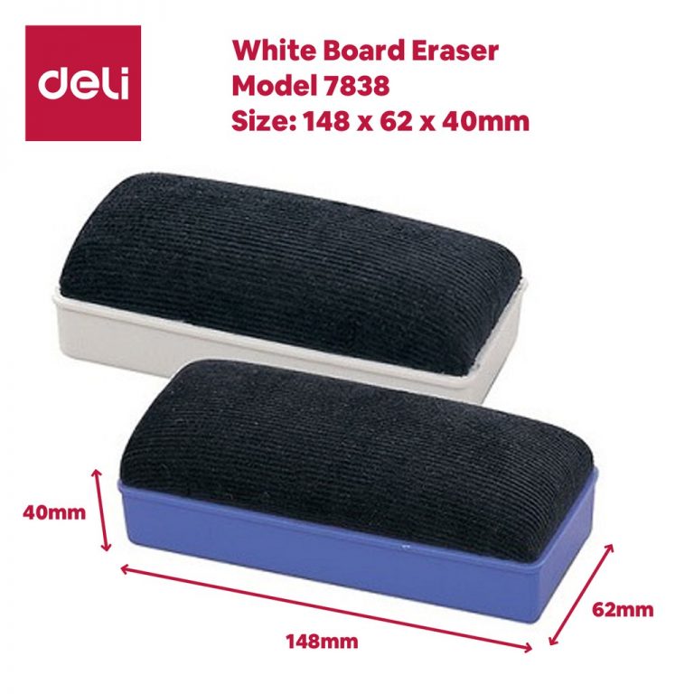 Deli 7838 Magnetic Whiteboard Duster Large FP Media deli-7838-magnetic-whiteboard-duster-large-fp-media